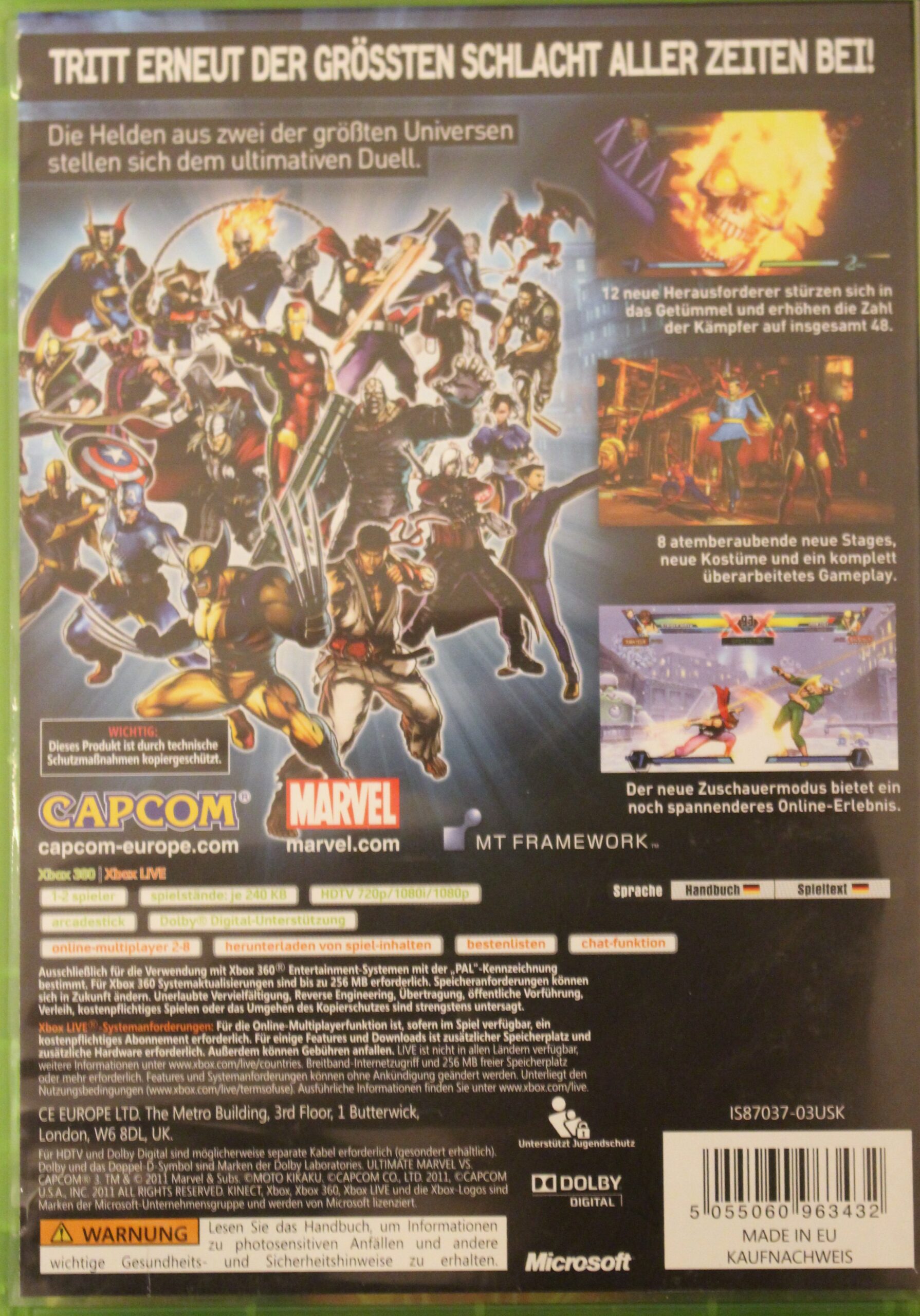 Ultimate Marvel vs. Capcom 3 (Xbox 360) – Gameszentrale